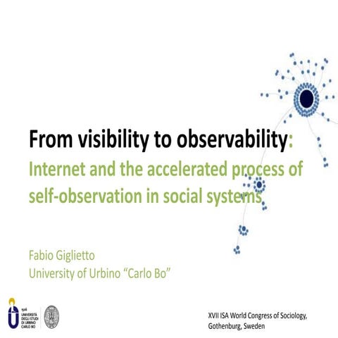 From Visibility to Observability: Internet and the Accelerated Process ...