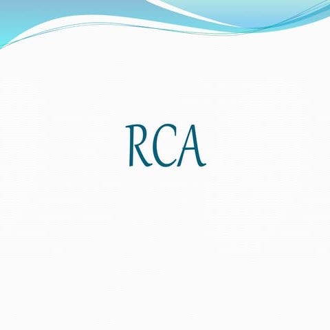 RCA Radio Corporation of America ppt | PPTX
