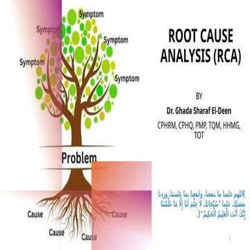 Root Cause Analysis (RCA) - Risk Management Tool | PPTX
