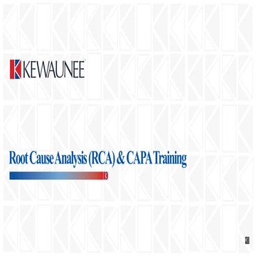 RCA & CAPA Training.pptx in sheet metal fabrication industry | PPTX