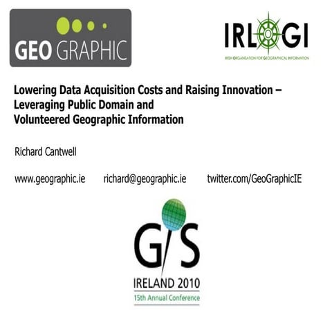 Open Geodata, GIS Ireland 2010 | ODP