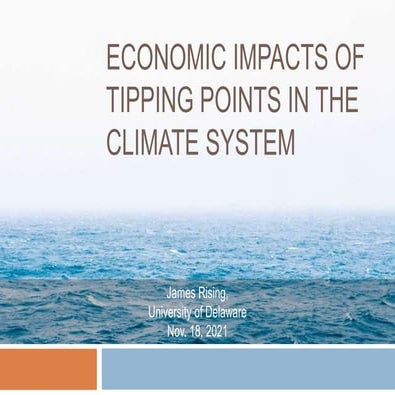Session 1: Climate tipping points risks | PDF