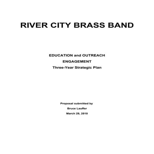 Rcbb Education And Community Engagement Proposal | DOC