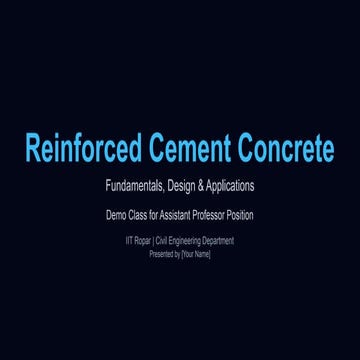 Singly reinforced beam design | PPTX