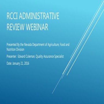 Rcci basics webinar | PPT