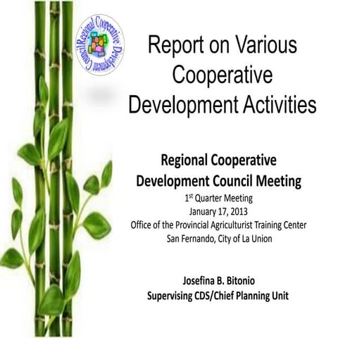 Guide on Cooperative Operation and Management | PDF