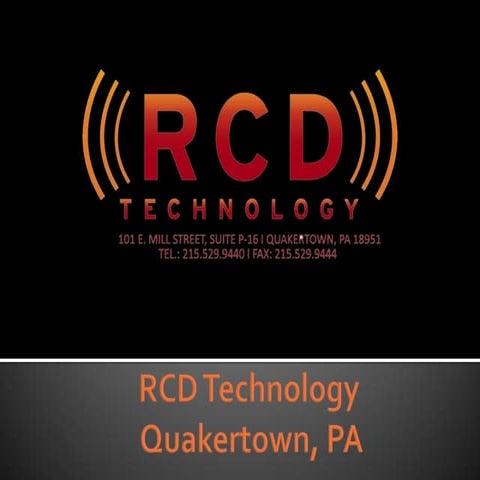 RCD Technology Tour | PPTX | Technology & Computing