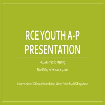 AP SDG Challenge (RCE Youth Focal Points) | PPTX