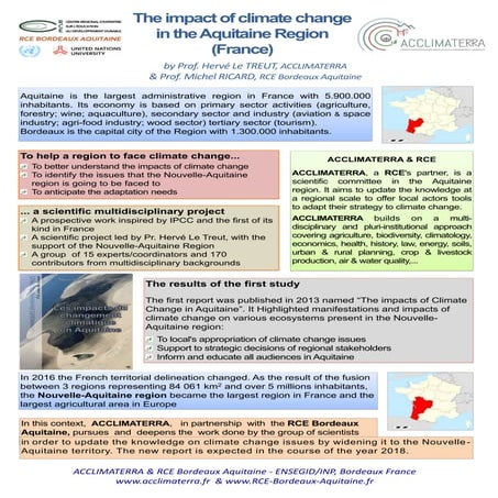 The Impact of Climate Change in the Aquitaine Region (France) - RCE ...