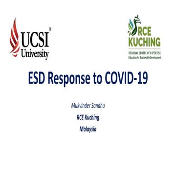 ESD Response to COVID-19 | PPT