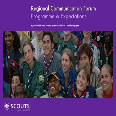Regional Communication Forum / Programme & Expectations | PPT