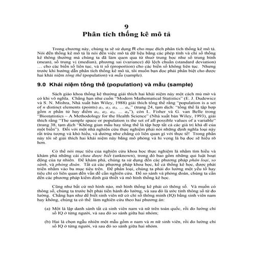 Phân tích thống kê cơ bản với stata | PDF