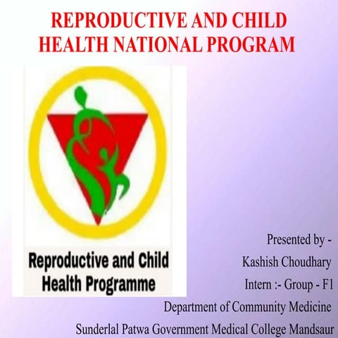 Reproductive and child health phase II | PPTX