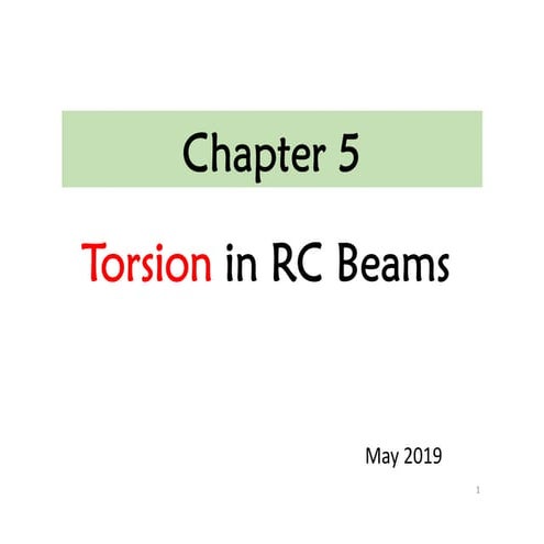 Torsion in beam | PDF