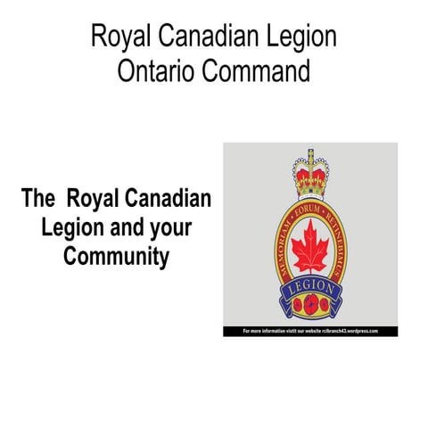 Facts about RCL Ontario Command | ODP