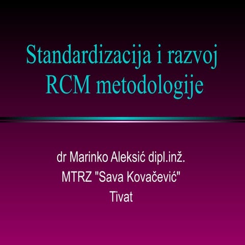 RCM | PPT