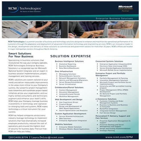 Rcm epm overview ld2009 | PDF