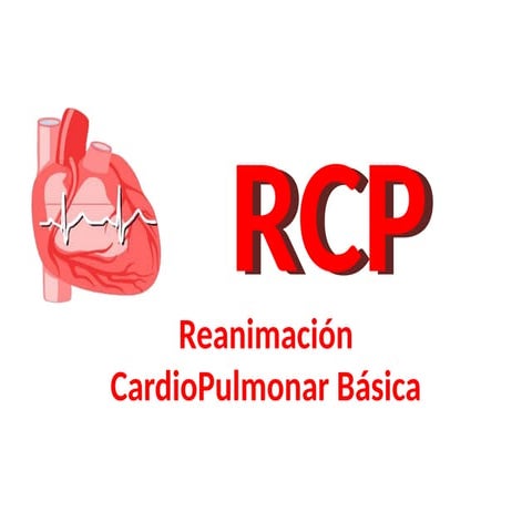 RCP - Básico. Reanimación Cardiopulmonar Básica | PPT