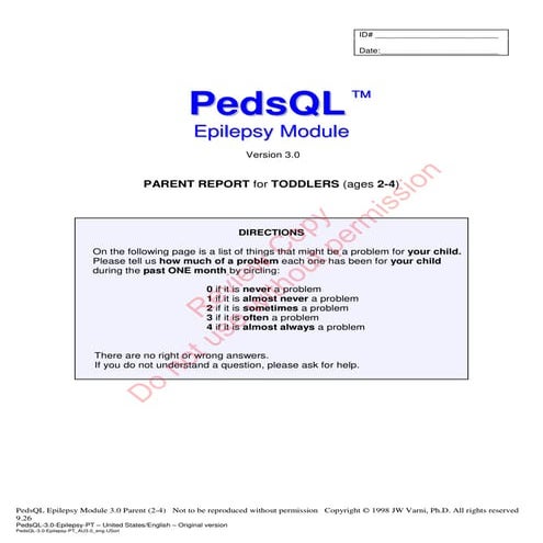 Rc peds ql epilepsy module_2018-01-05_all_standard_acute | PDF | Brain and Nervous System ...
