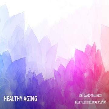 Healthy Agin Presentation for Church Group | PPTX