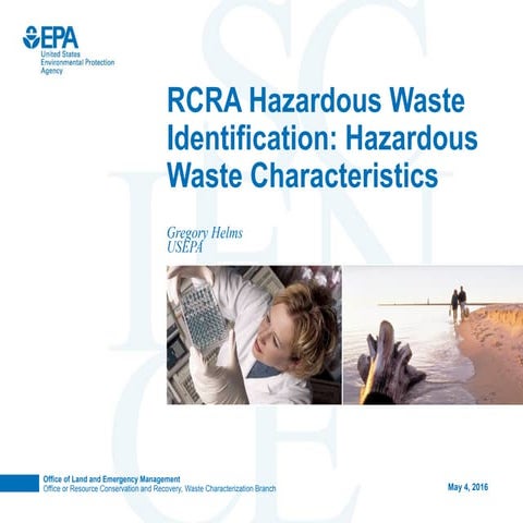 Comprehensive Guide to RCRA Hazardous Waste Identification and ...