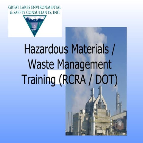 Rcra training eoc | PPT