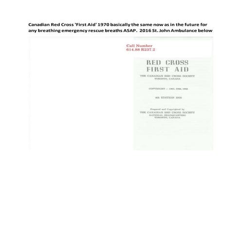 Red Cross First Aid | DOCX