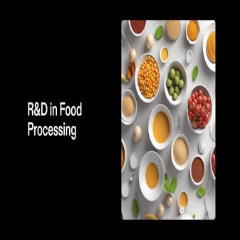 Research and development-in-Food-Processing | PDF