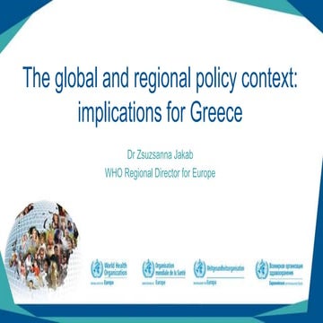 The global and regional policy context: Implications for Greece | PPTX