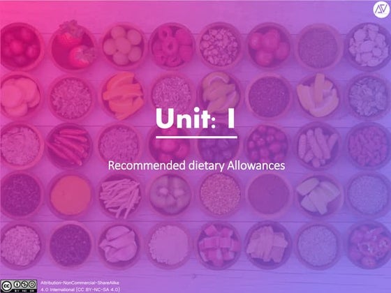 RDA in India | PPTX | Endocrine and Metabolic Diseases | Diseases and ...