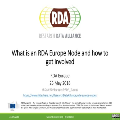 RDA Europe Nodes | PDF | Databases | Computer Software and Applications