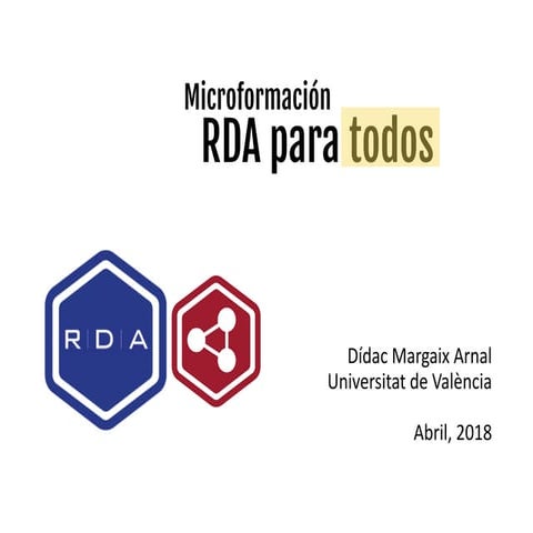 RDA para todos | PDF