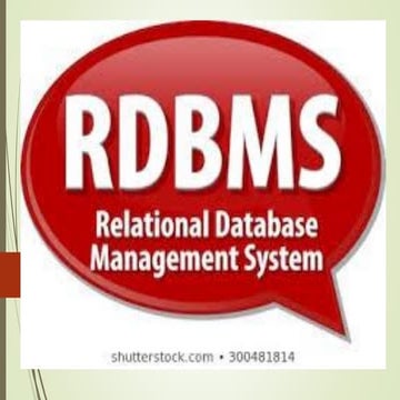 RDBMS | PPT