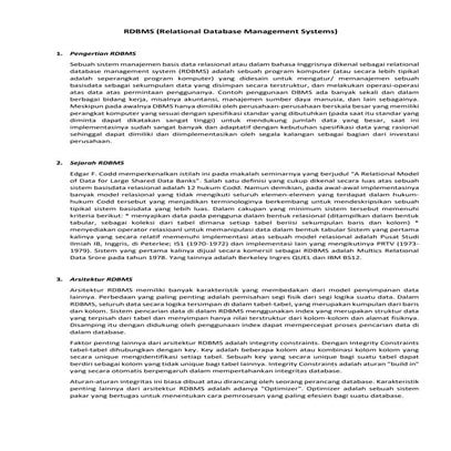 Rdbms | PDF
