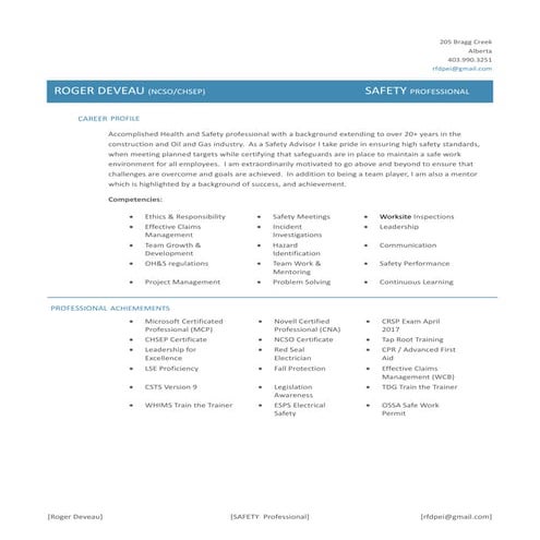R deveau resume | PDF