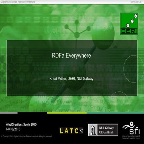 RDFa Everywhere | PPT