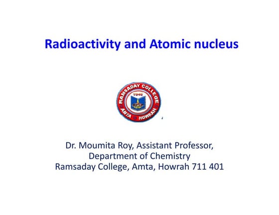 Brief History of Radioactivity | PPTX