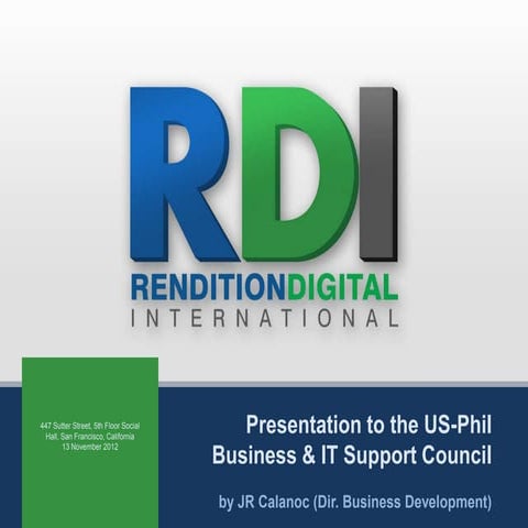 Rdi presentation v2 | PPT