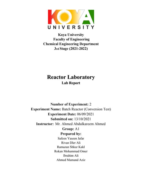Reaction Rate Graph Tutorial 5 | PPT | Chemistry | Science