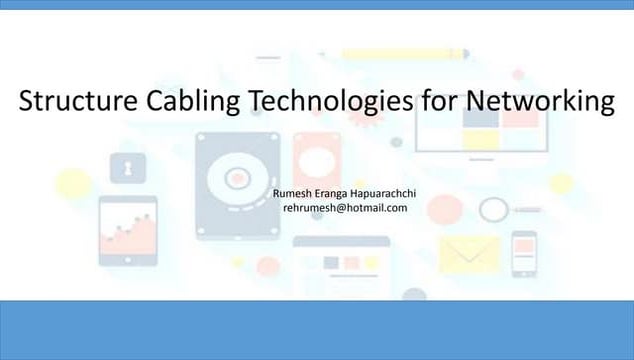 1 Introduction To Premises Cabling System Ppt
