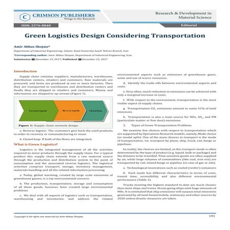 Green supply chain management | PDF