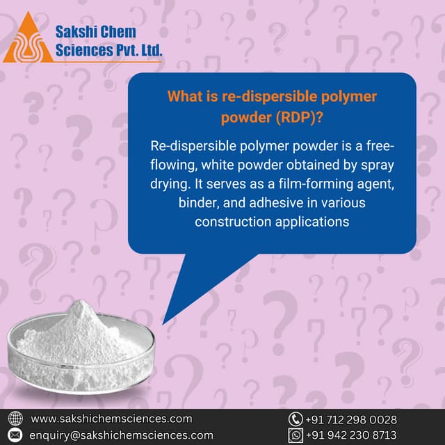Benefits and Uses of Redispersible Polymer Powder | PDF