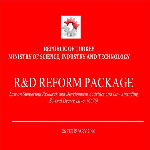 The new R&D reform in Turkey | PDF