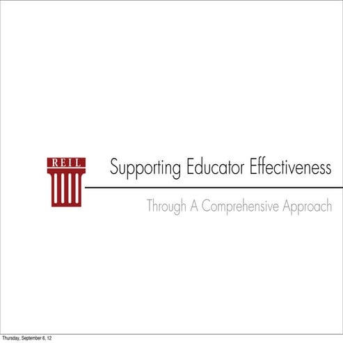 Supporting Educator Effectiveness | PDF | Resume Writing and Advice ...