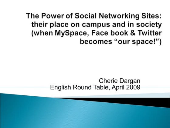The Power Of Social Networking Sites Rdtable Handout Cd | PDF