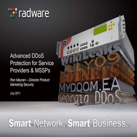 Radware Solutions for MSSPs | PPTX