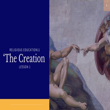 Religious Education | The Creation Lesson 5 | PPT