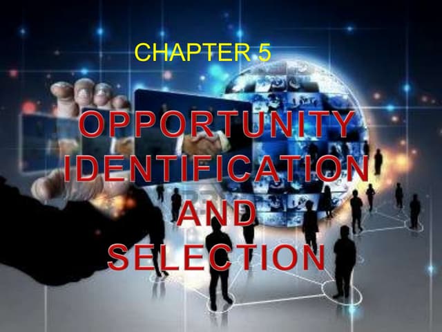 Identification of Business Opportunity | PPTX