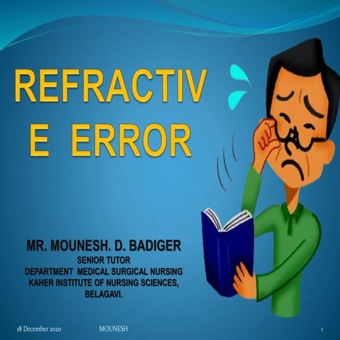 Refractive Errors | PPTX