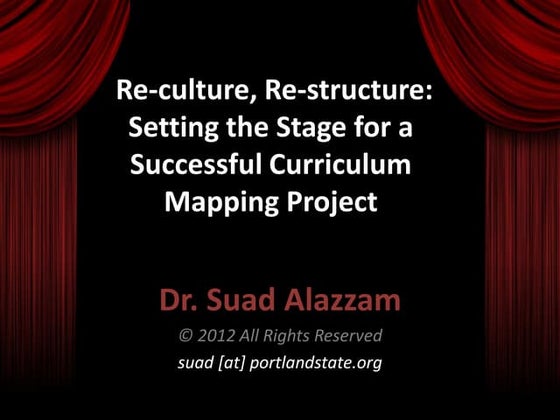 Curriculum Mapping & Analysis: Basic Definitions | PPT